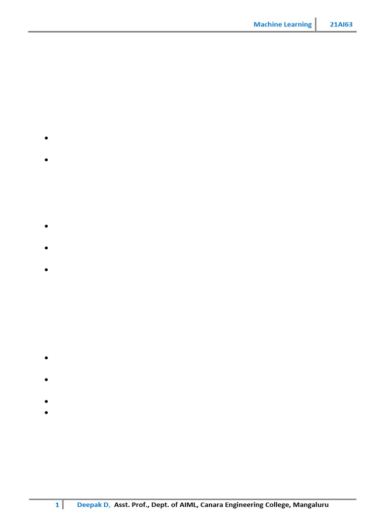 ML m1-m5 NOTES | PDF | Machine Learning | Applied Mathematics