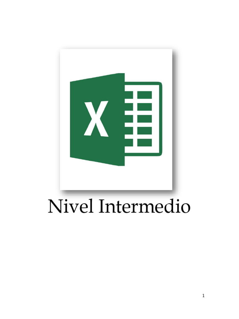 Manual Curso Excel Intermedio | PDF | Microsoft Excel | Hoja de cálculo Manual Curso Excel Intermedio | PDF | Microsoft Excel | Hoja de cálculo