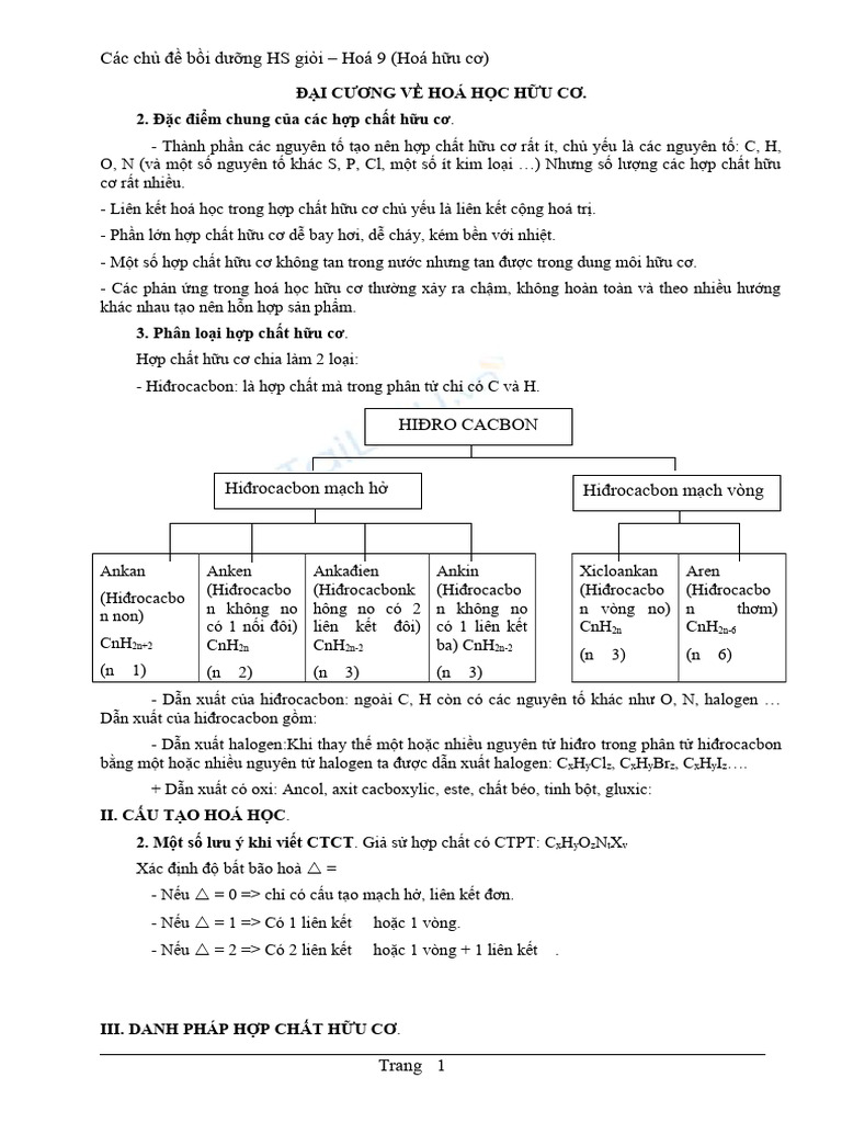 Tai Lieu Boi Duong HSG Hoa Lop 9 Phan Huu Co | PDF