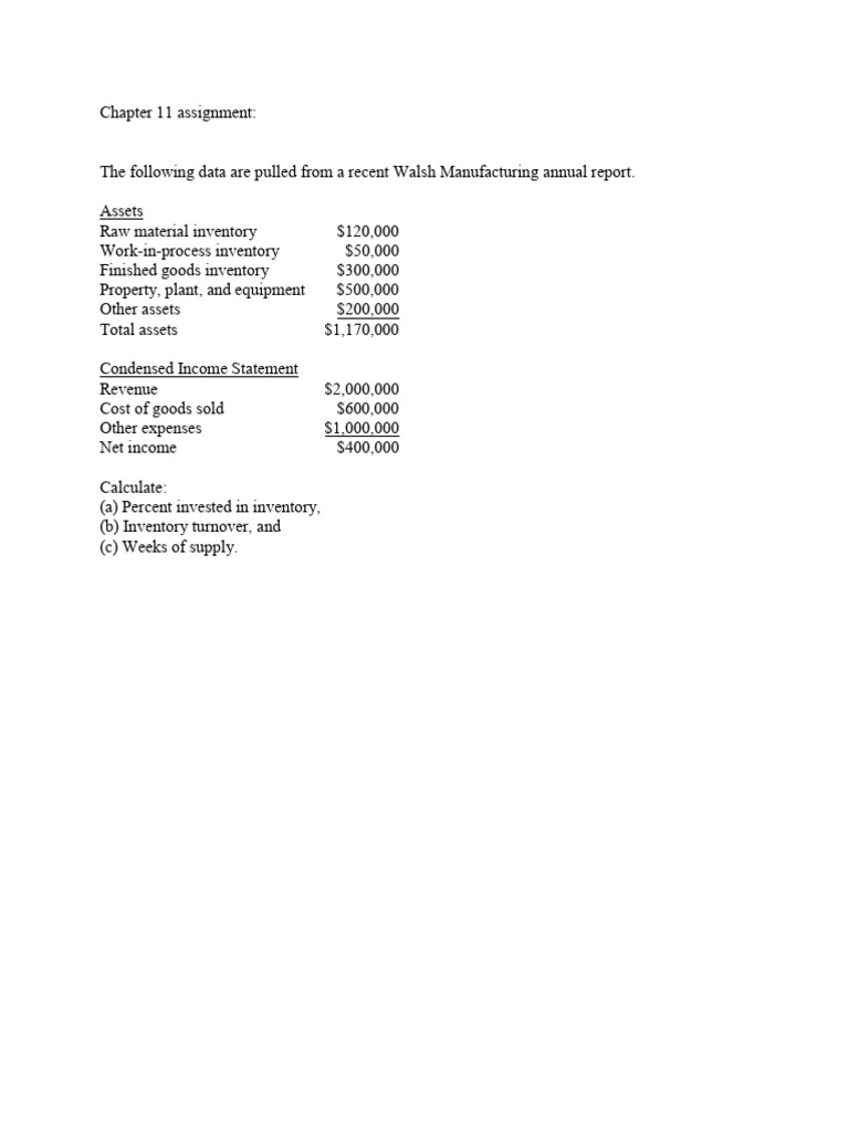 Chapter 11 Assignment Pdf 9205