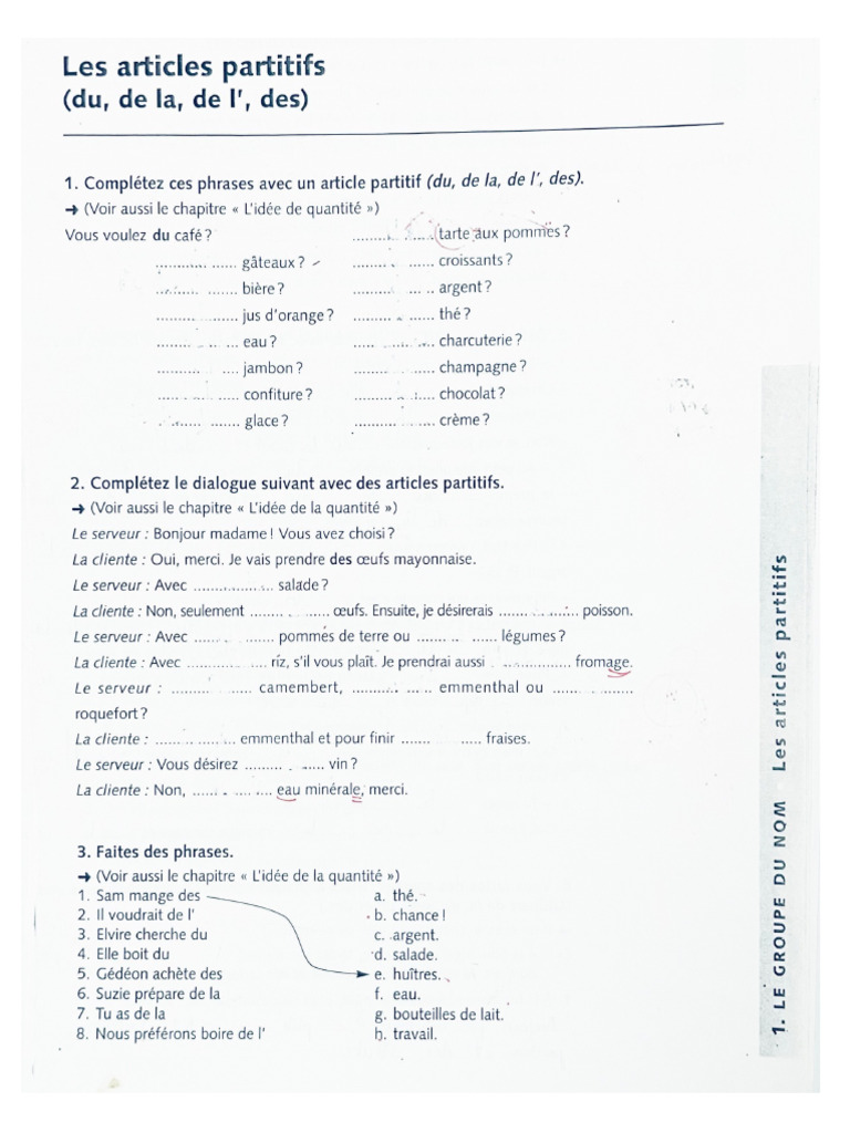 Ex Article partitif-EX | PDF