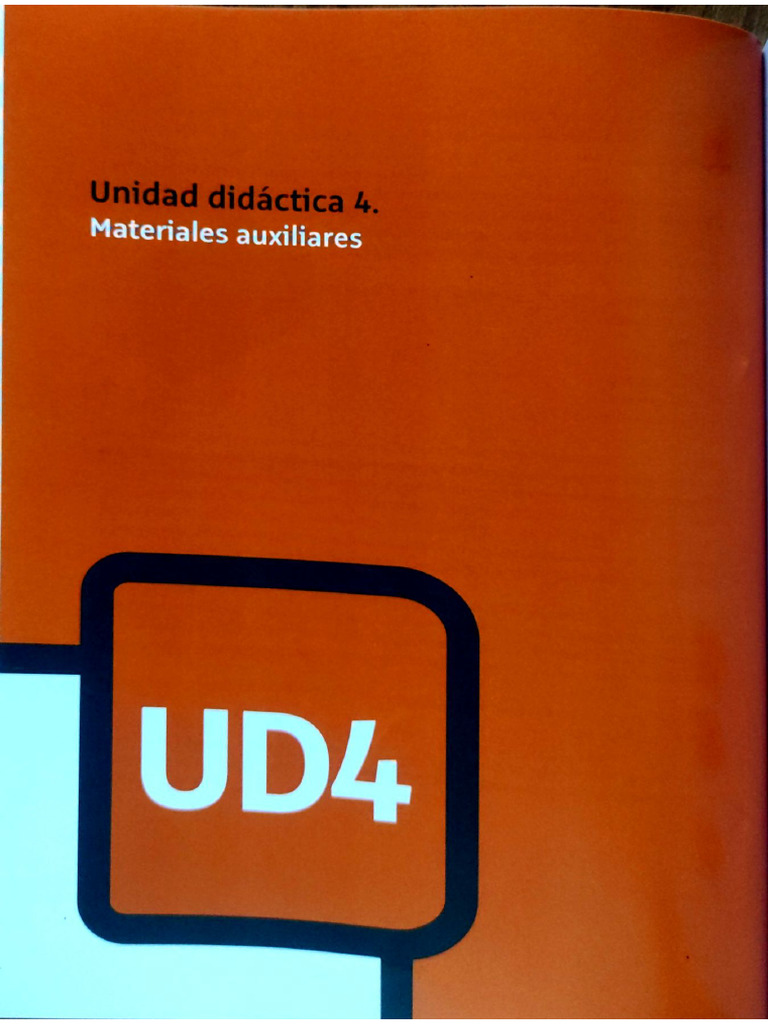 UD4. Materiales Auxiliares | PDF