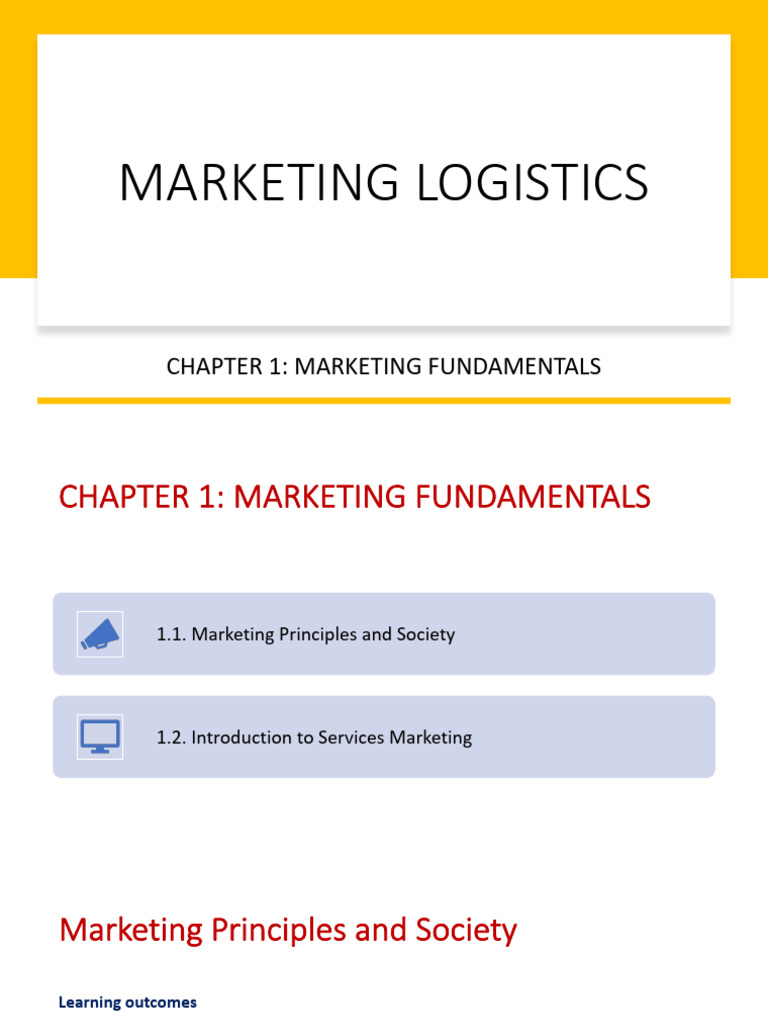 Chapter 2. Marketing Fundamentals | PDF | Marketing | Sales