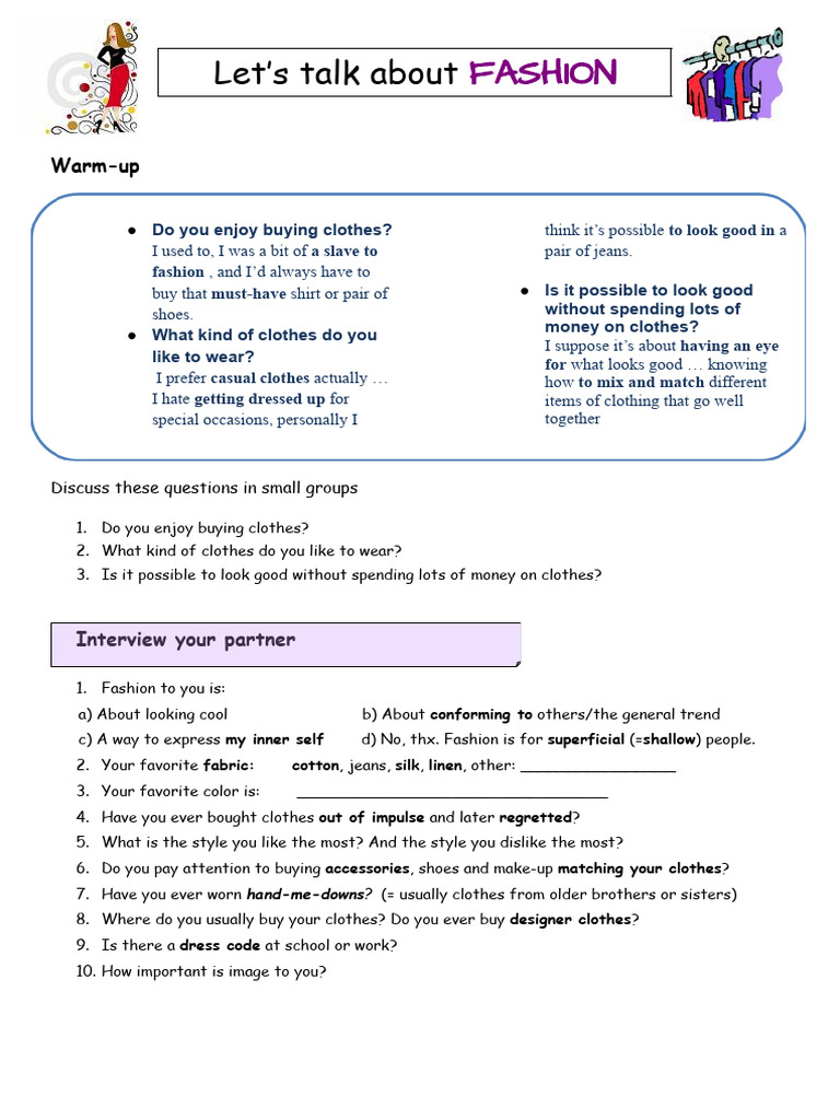 Lets Talk About Fashion | PDF