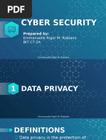 Cybersecurity Full Syllabus | PDF | Security | Computer Security