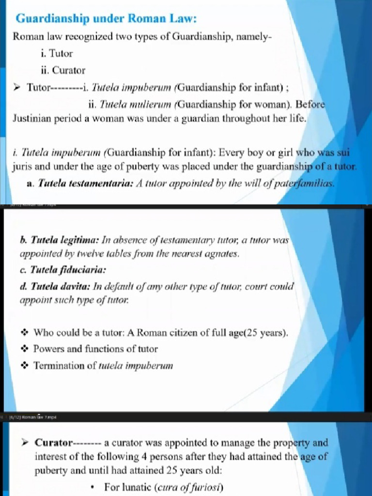 Roman Law 6 | PDF