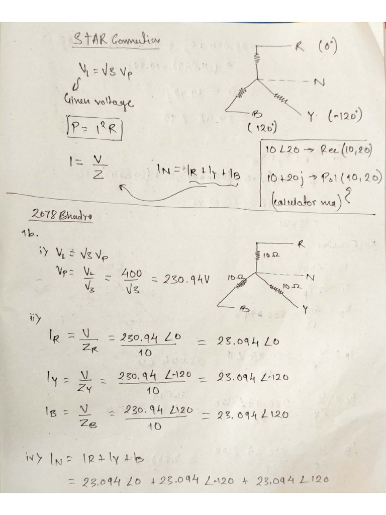 Star Connection | PDF
