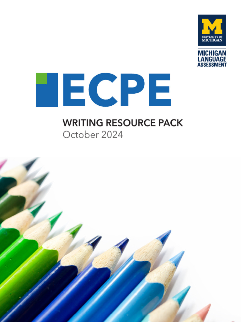 24.10.ECPE Writing ResourcePack | PDF | Cognition | Human Communication
