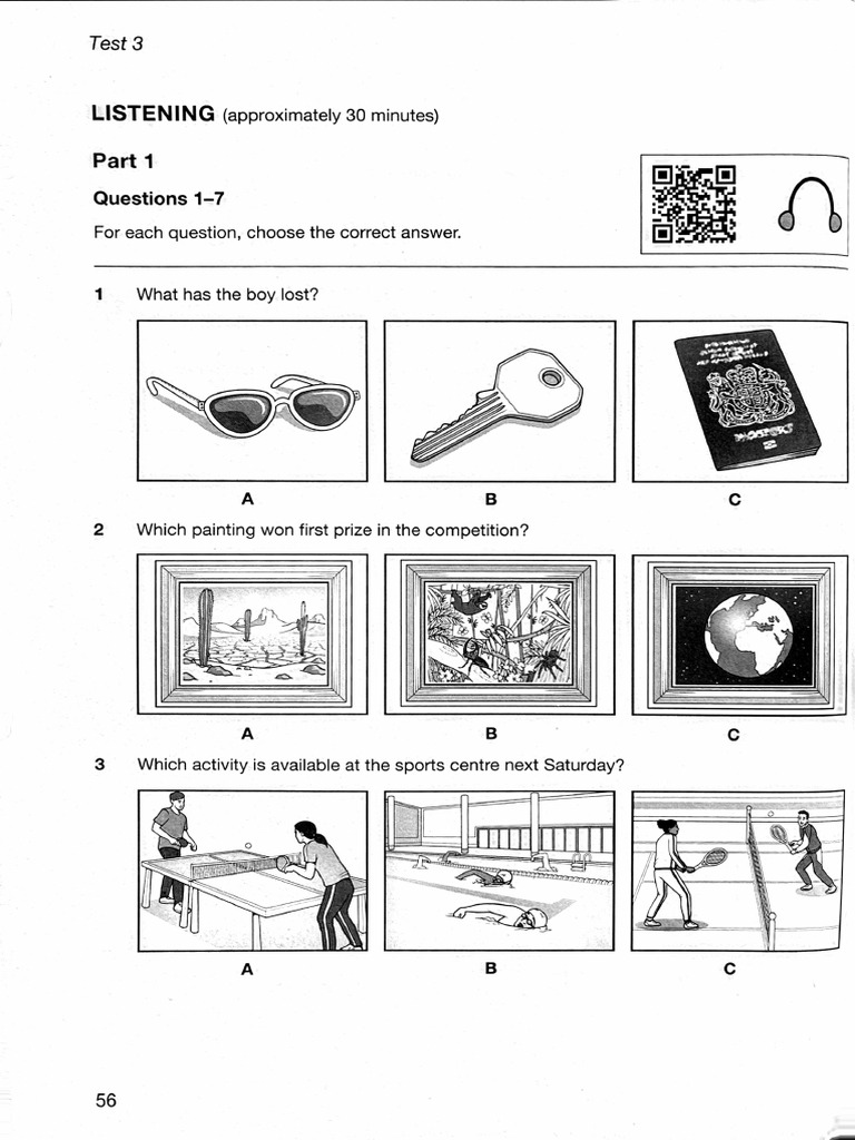 B1 PET Practice | PDF
