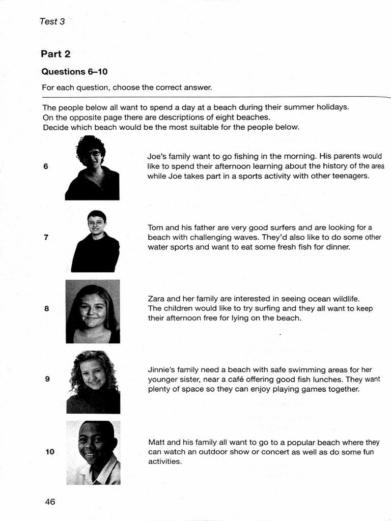 B1 Pet Practice | PDF