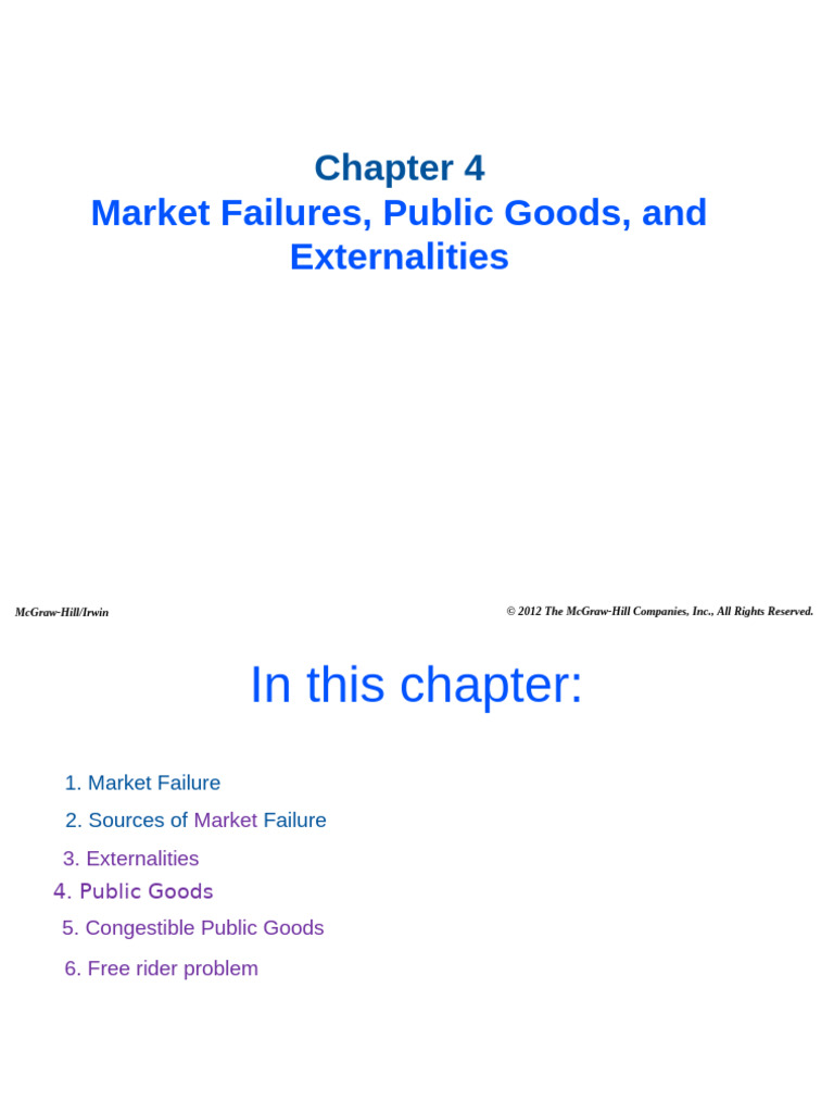 Chapter 4 | PDF | Externality | Market (Economics)