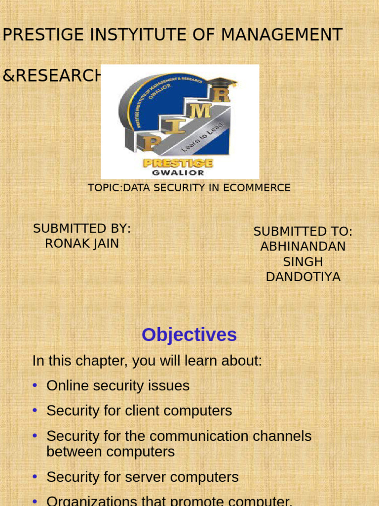 E Commerce Security Pdf Security Computer Security