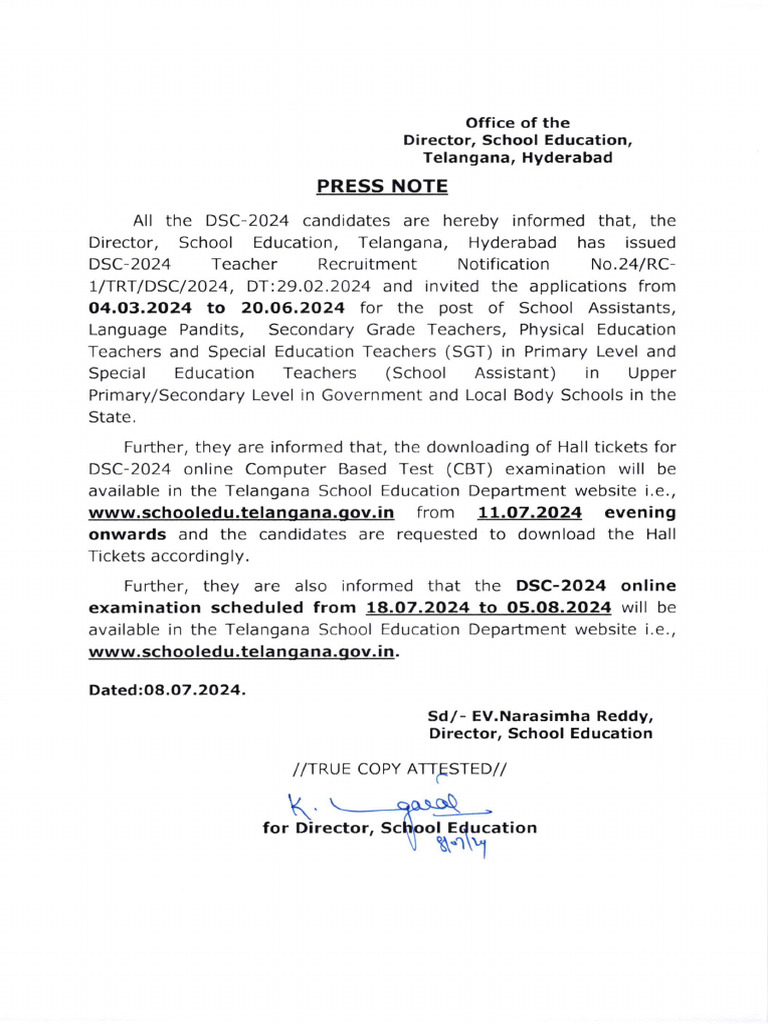 Press Note 08.07.2024 | PDF
