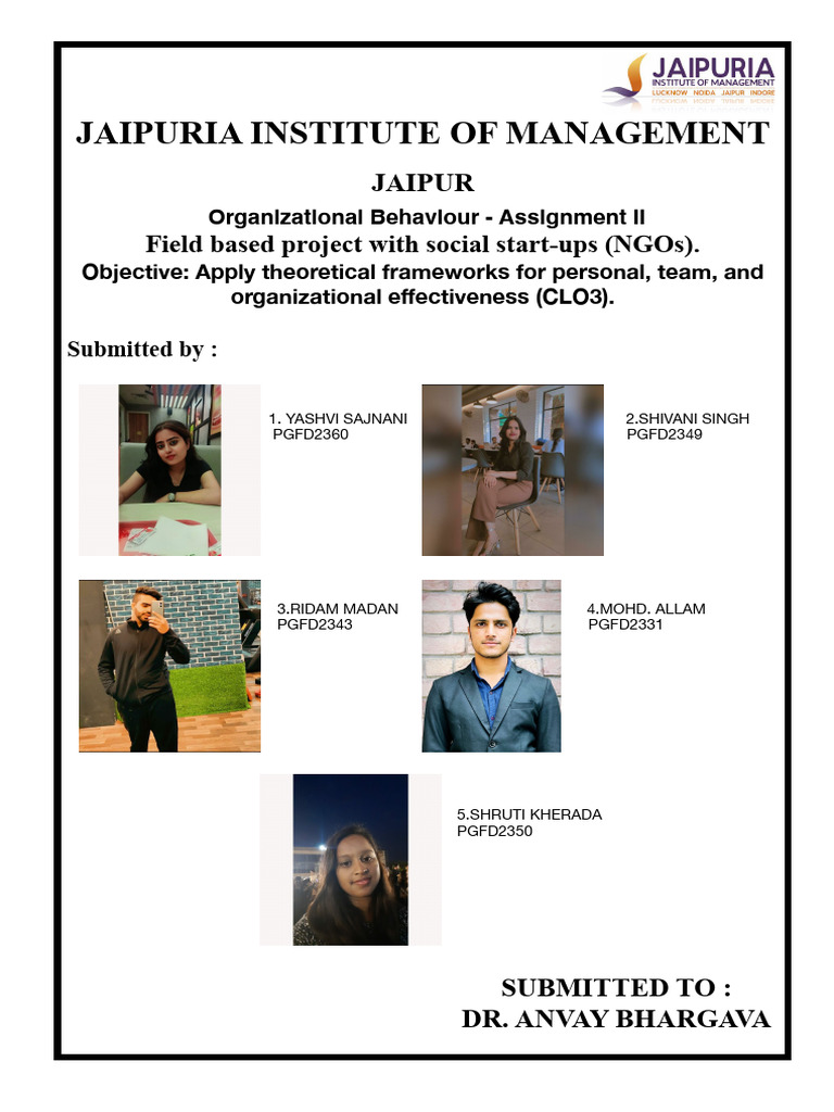 Vimukti Ngo Ob Assignment | PDF | Extraversion And Introversion | Leadership