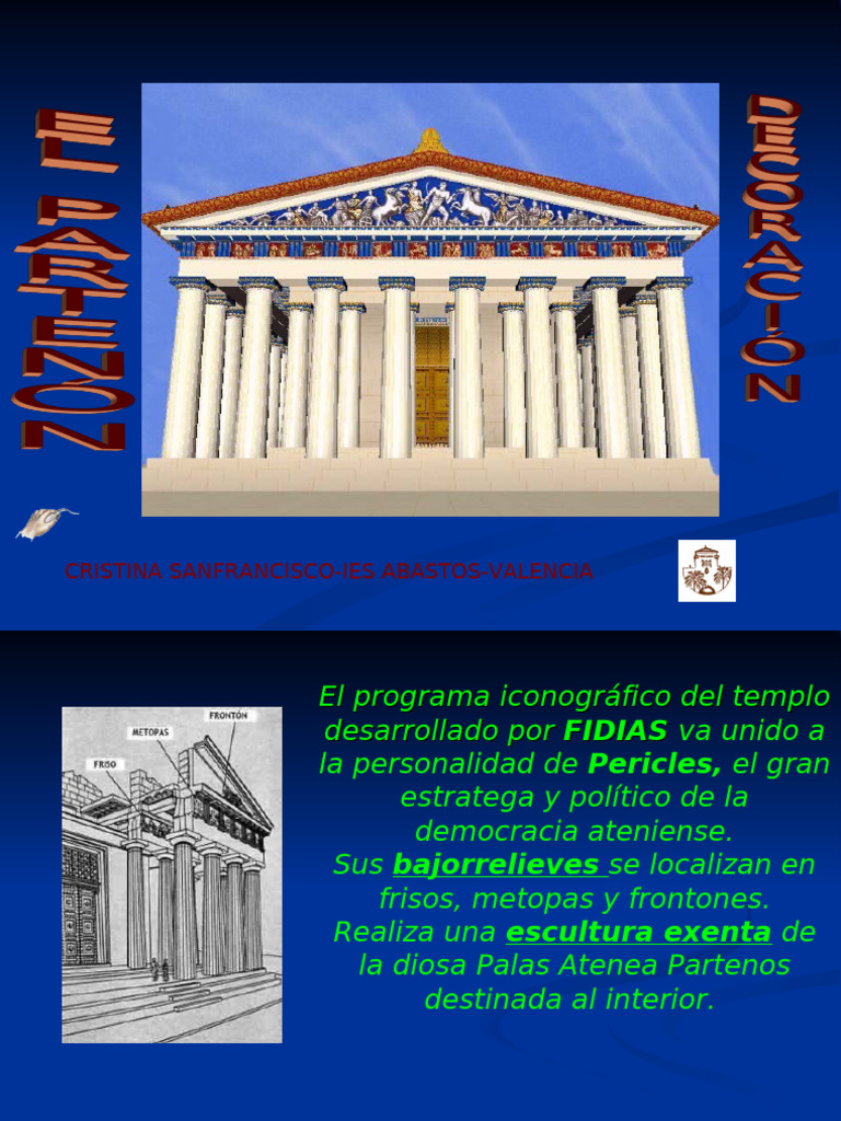 El Arte de Fidias en el Partenón | PDF | Atenea
