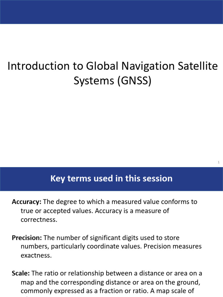 Lecture 5 Global Navigation Satellite Systems (GNSS) | PDF | Global ...