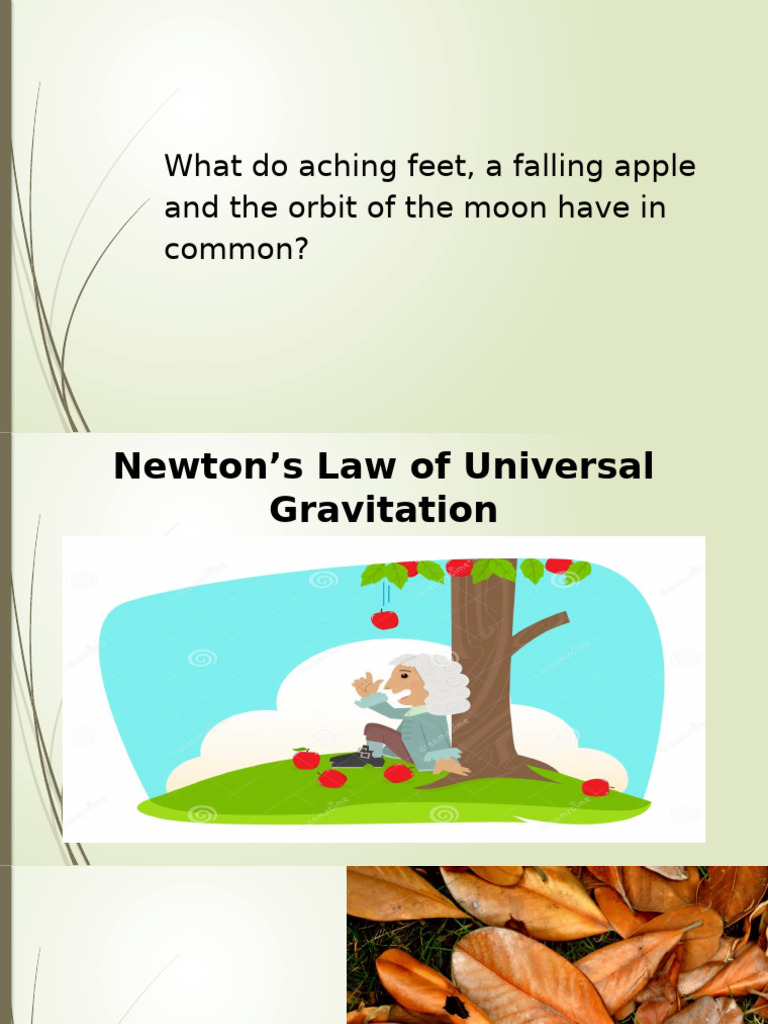 Newtons Law of Universal Gravitation | PDF | Weight | Gravity