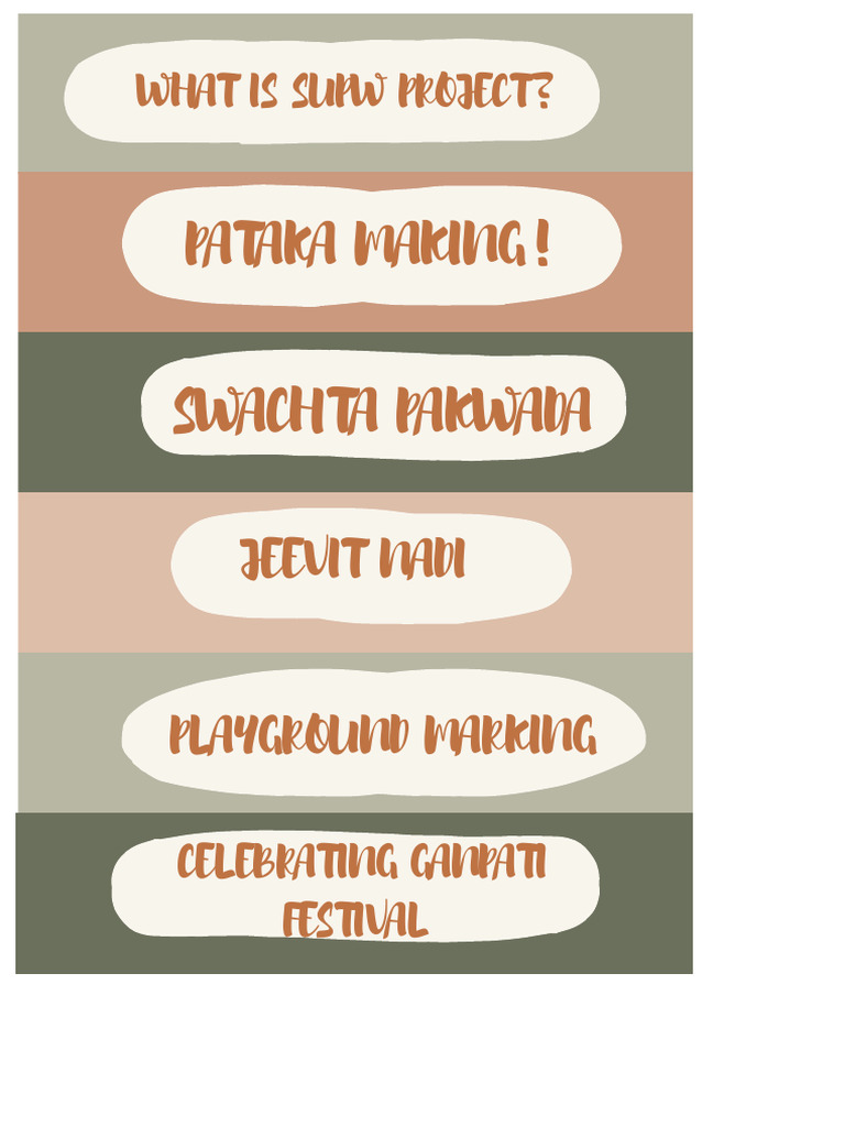 Green and Pink Abstract Classroom Subject Labels | PDF