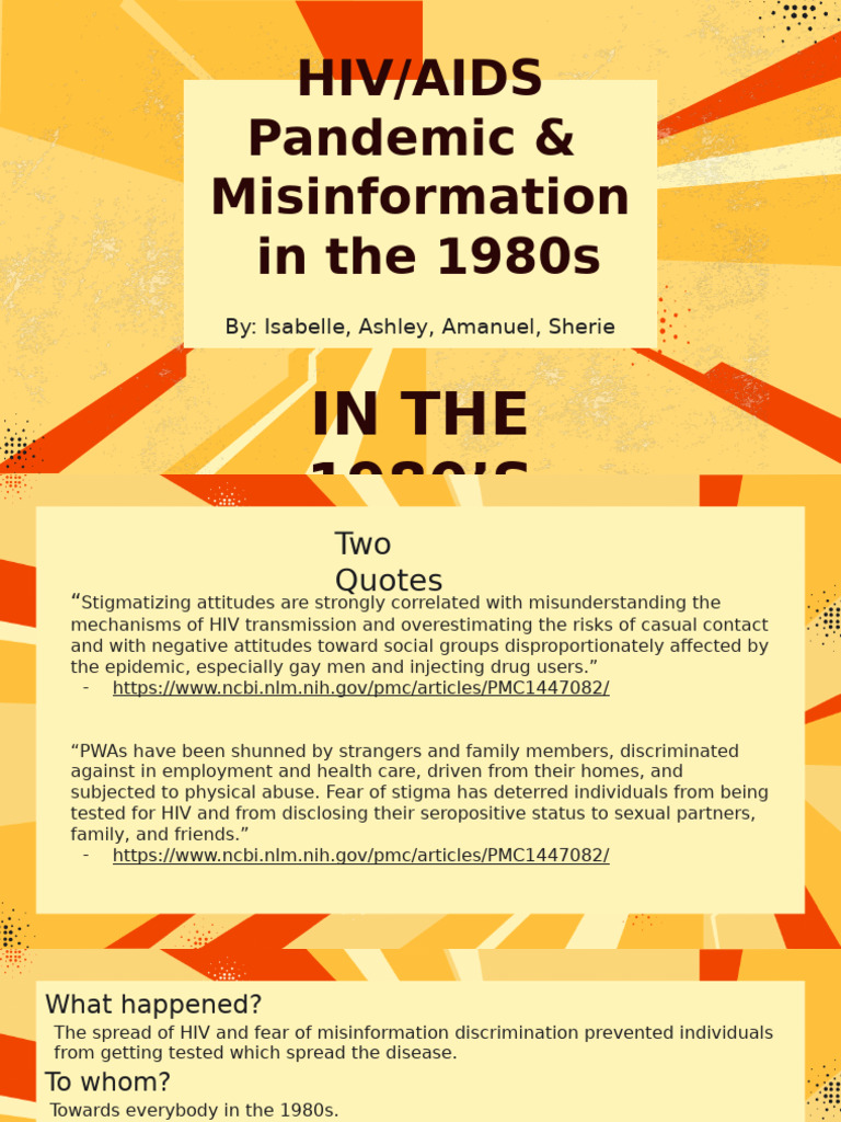 HIV/AIDS Misinformation in the 1980s | PDF | Social Science