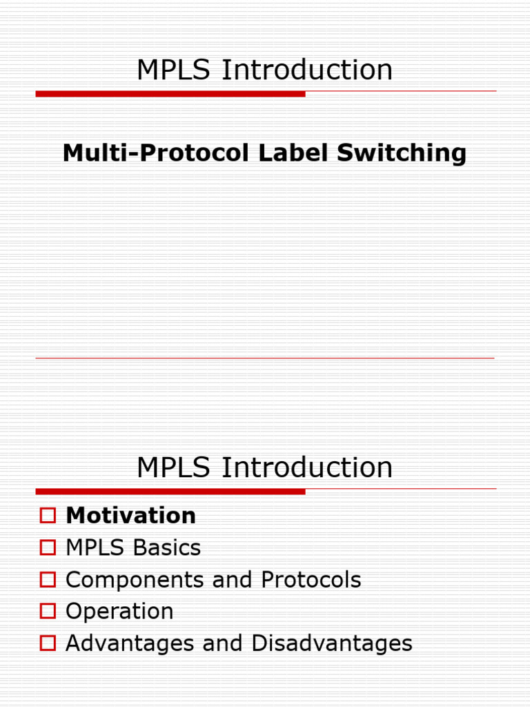 18CCN_MPLS | PDF | Networking | Multiprotocol Label Switching