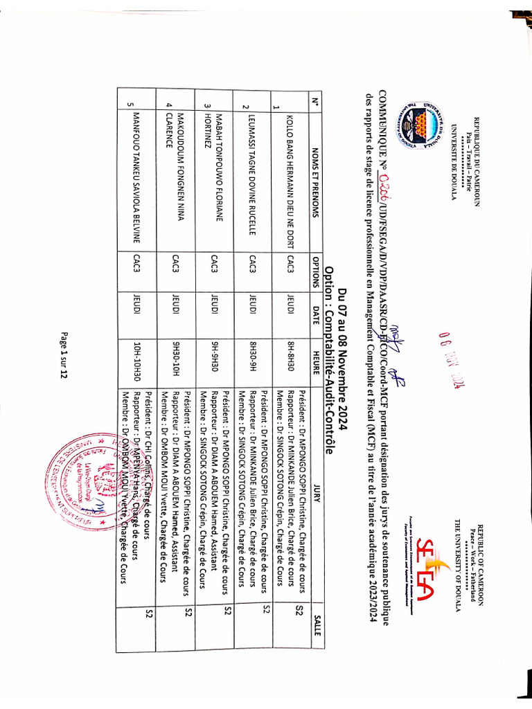 Licence Pro MCF (Cac3.Cf3.Fig3) - Soutenance 2023-2024 | PDF