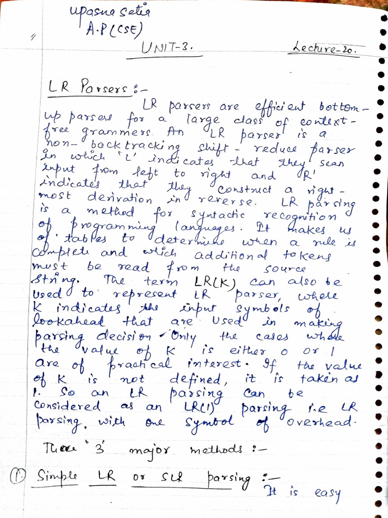 Compiler Design Unit-3,4 | PDF