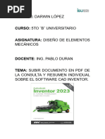 Planos en Inventor | PDF | Cursor (interfaz de usuario) | Dibujo