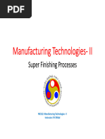 Super Finishing Processes Overview | PDF | Technology & Engineering