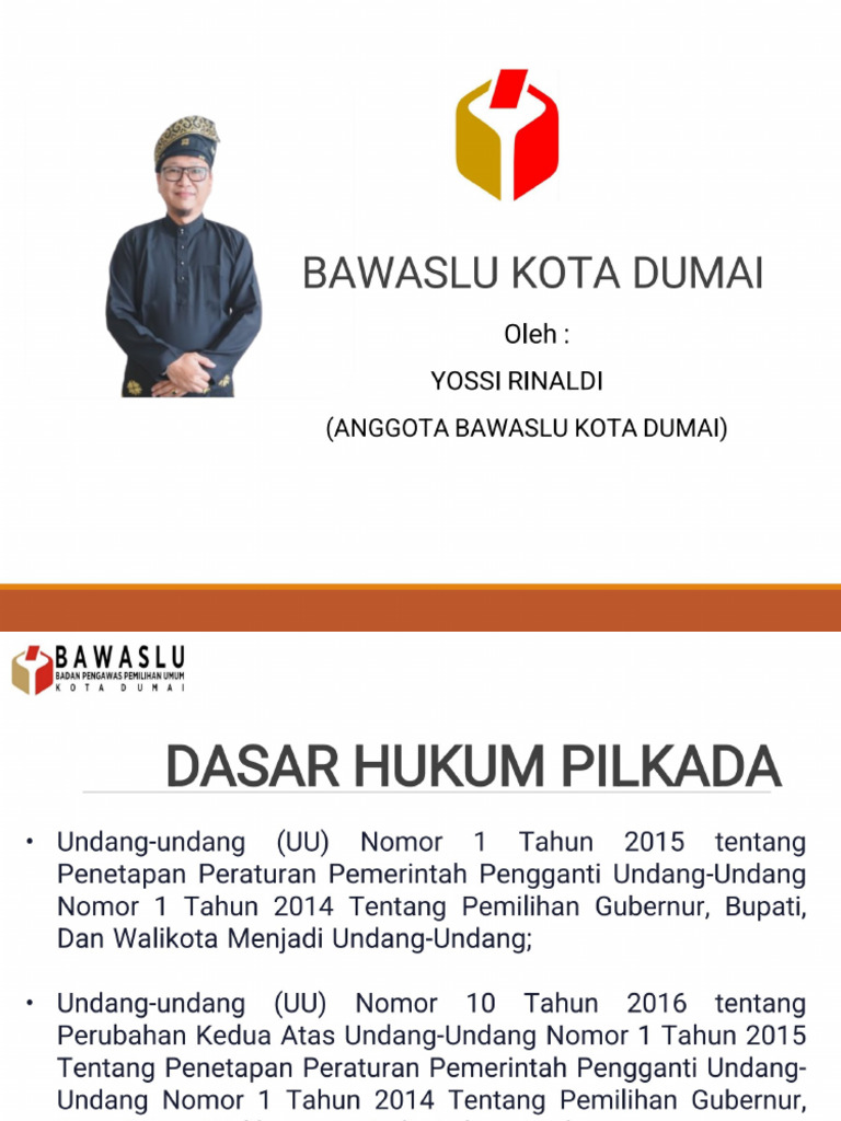 Materi Bawaslu Kota Dumai | PDF