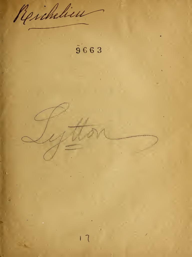 Richelieu Drama en 3221 Lyt T | PDF | Amor