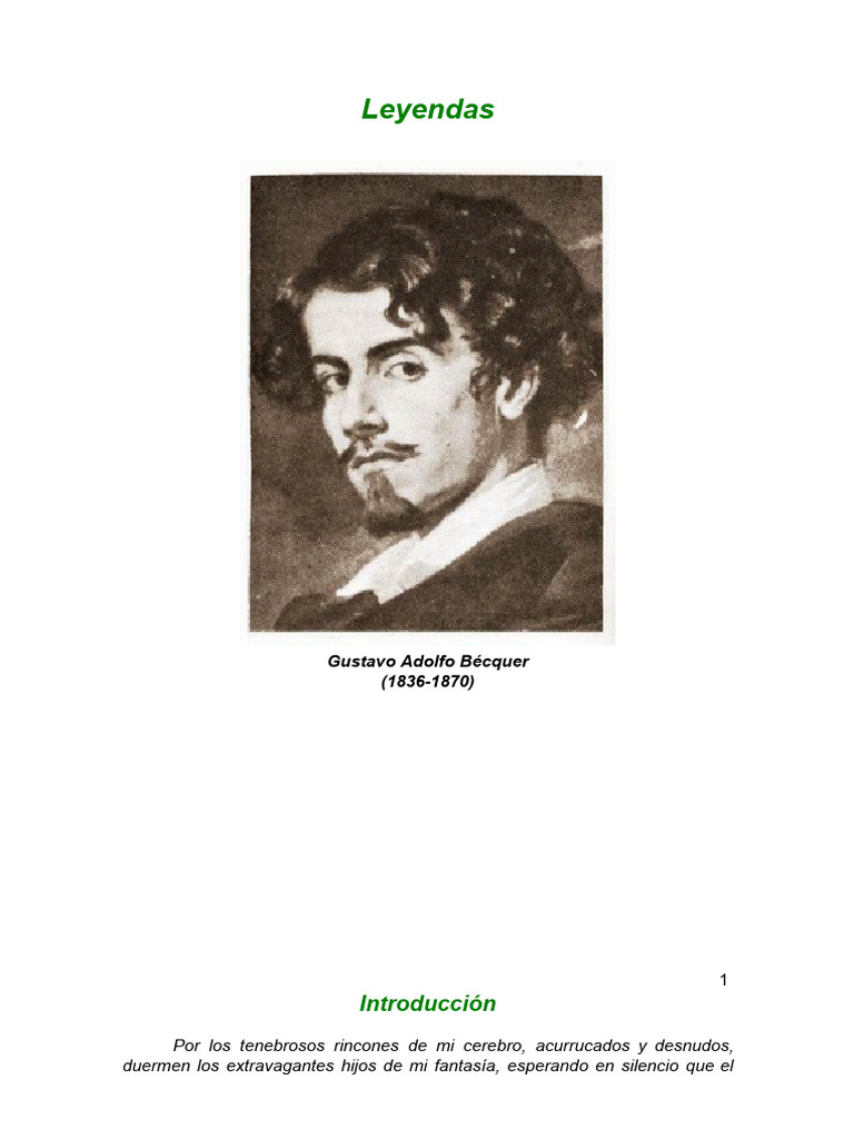 Leyendas de Bécquer | PDF | Verdad