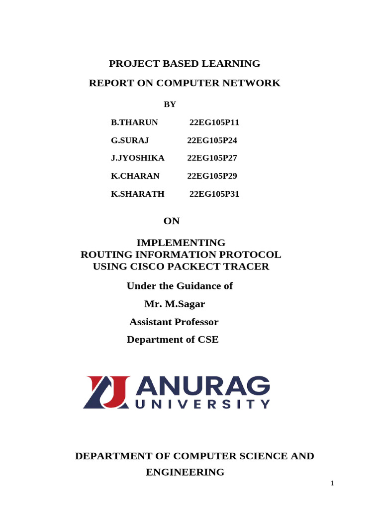 CN Final | PDF | Computer Network | Router (Computing)