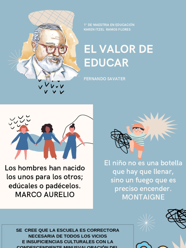 El Valor de Educar | PDF | Aprendizaje | Escuelas