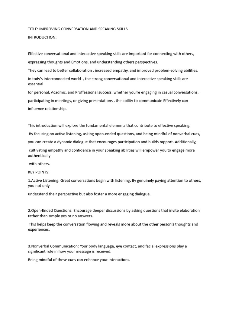 Case Study 3 | PDF | Nonverbal Communication | Communication