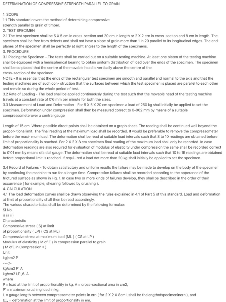 Determination of Compressive | PDF | Deformation (Engineering) | Elasticity (Physics)