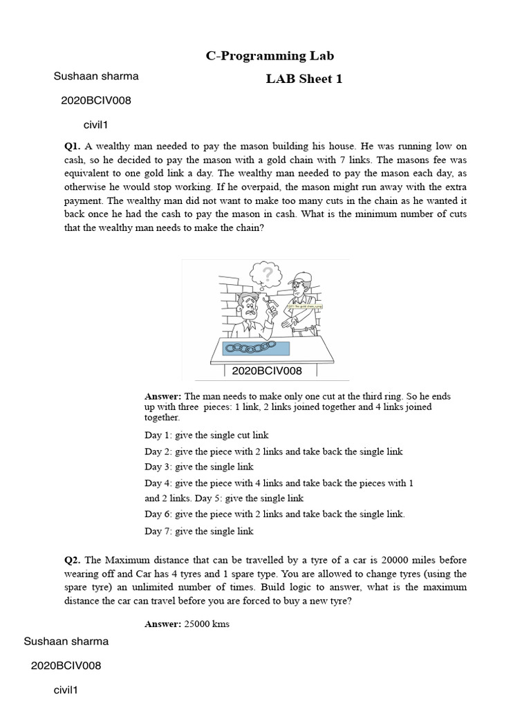 CP - Lab.sheet.2020bhbbgvv PDF | PDF | Integer (Computer Science) | Software Engineering
