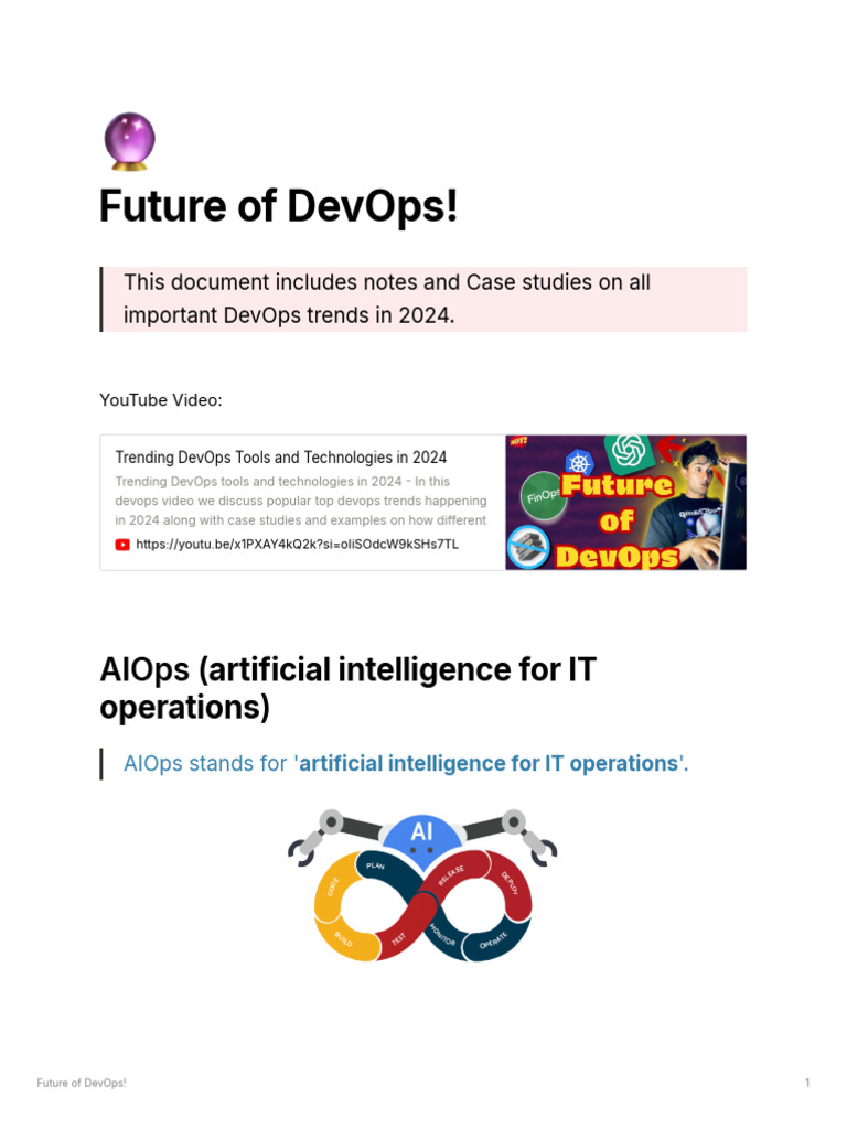 DevOps Trends and Case Studies 2024 | PDF | Artificial Intelligence | Intelligence (AI) & Semantics