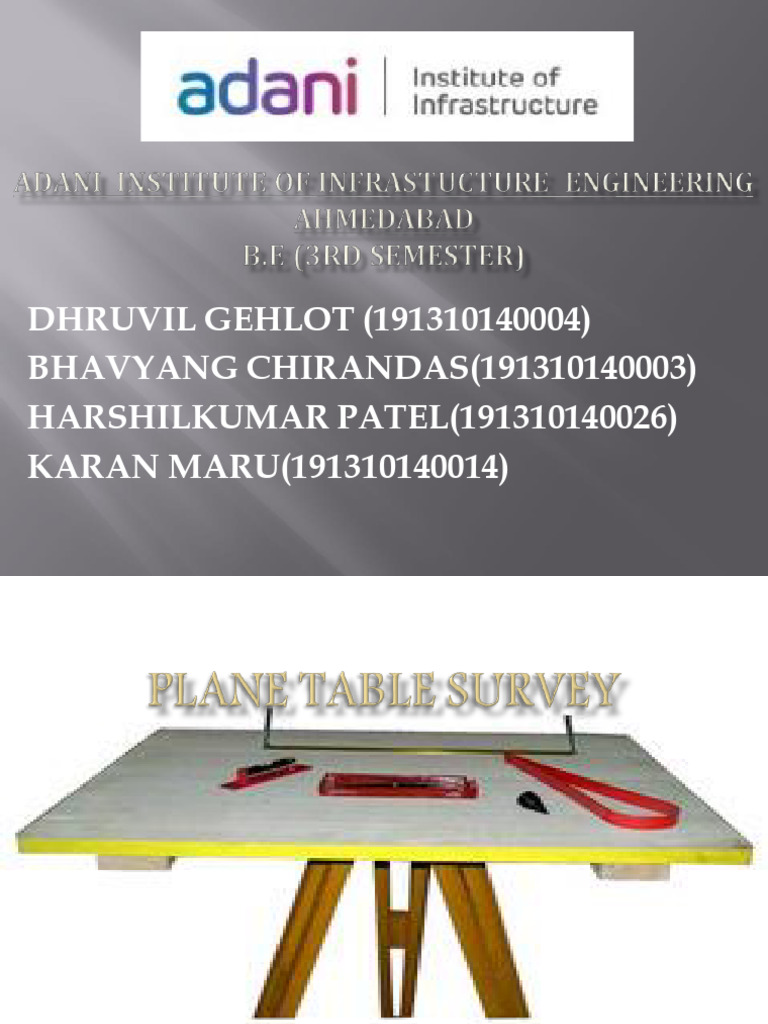 Surveying-Plane Table Surveying | PDF | Surveying | Geographical Technology