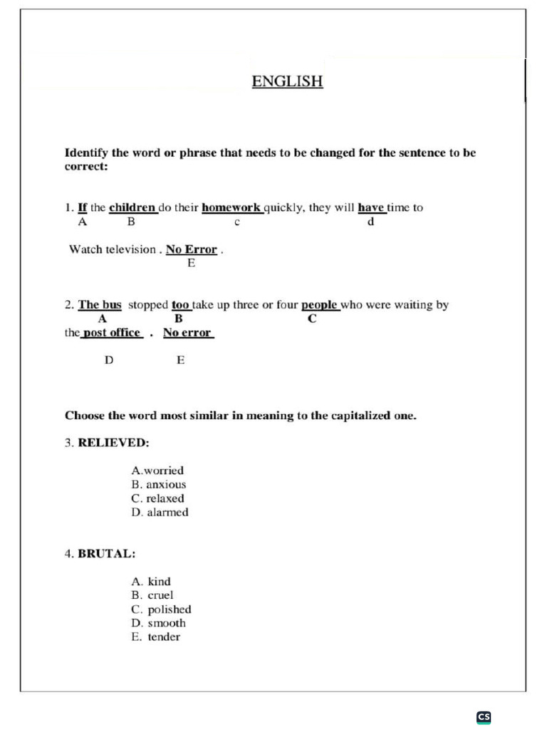 (NTS-2009) BS Nursing Past Paper | PDF