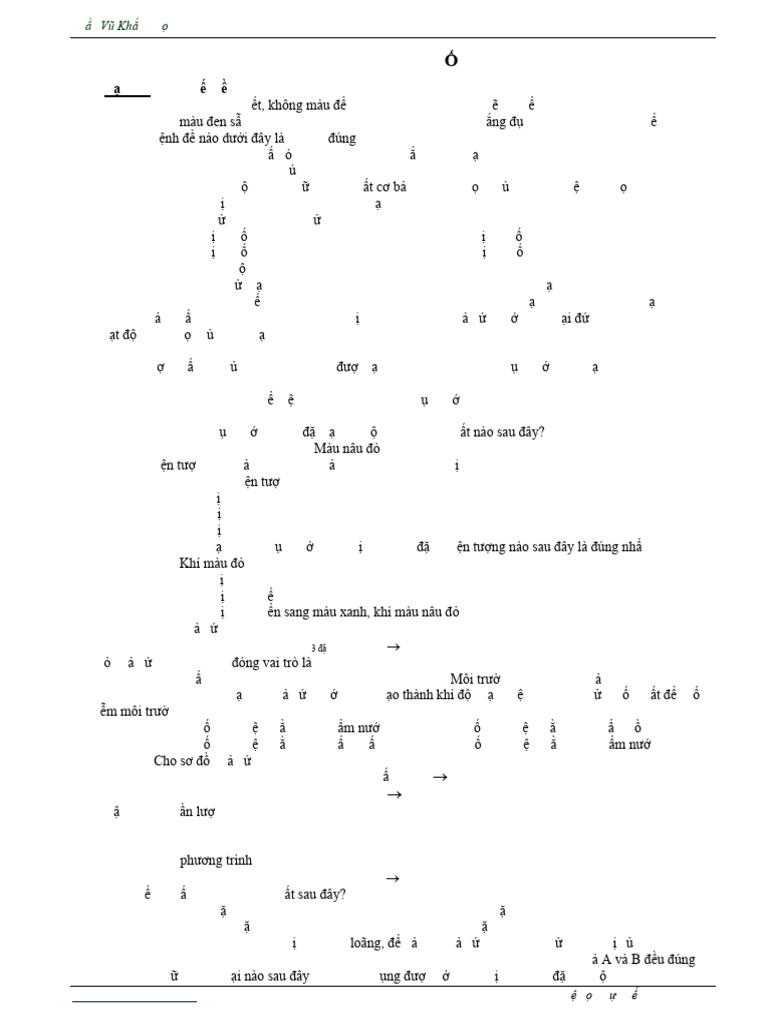 Bai Tap Nitric Acid Va Muoi Nitrate 2023 | PDF