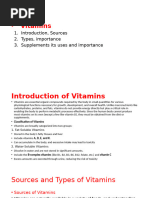 Vitamins Presentation | PDF