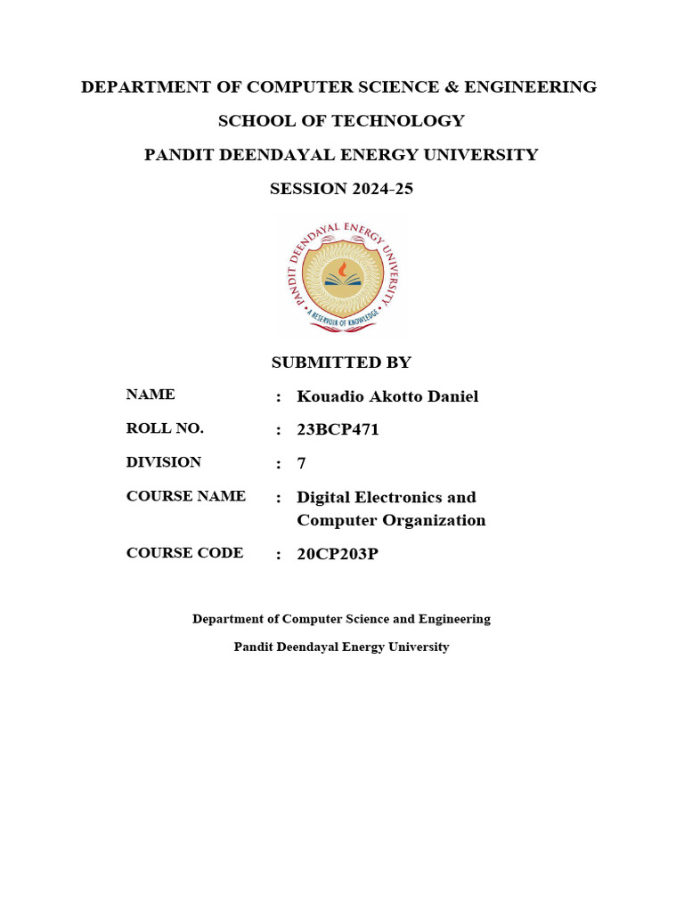 DECO Fil | PDF | Digital Electronics | Computer Engineering