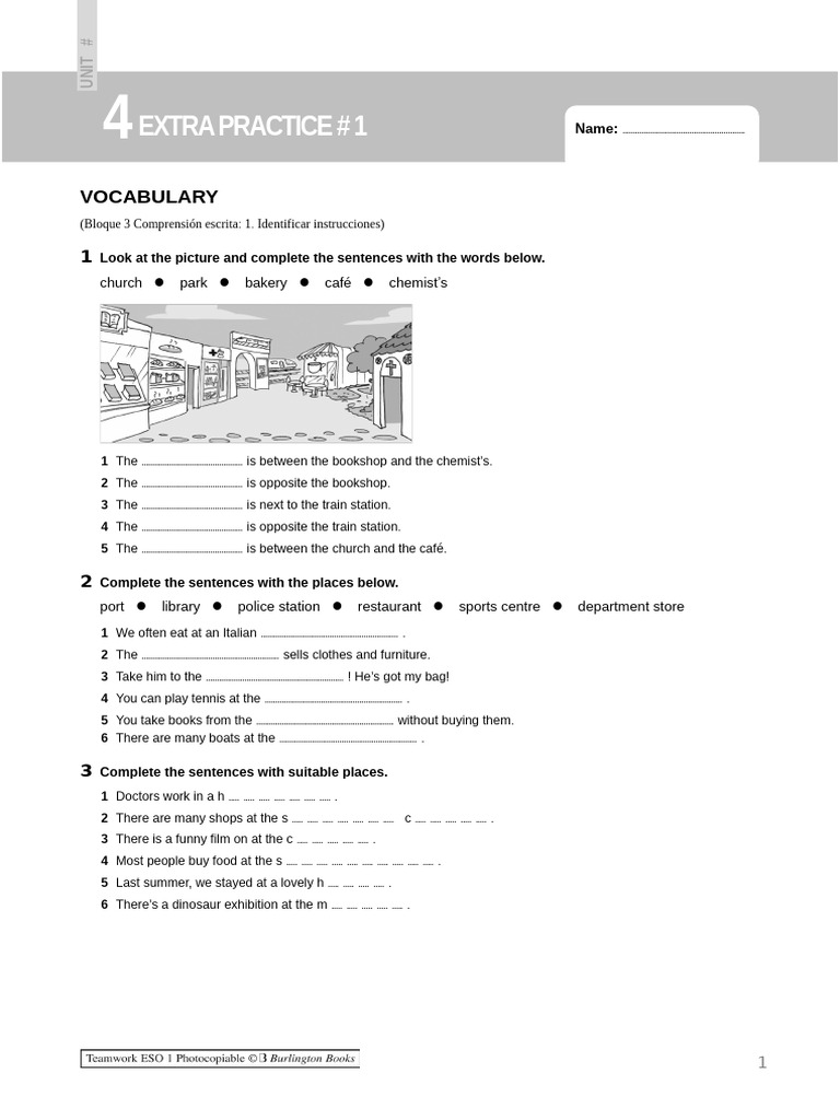 Vocabulary and Grammar Practice | PDF