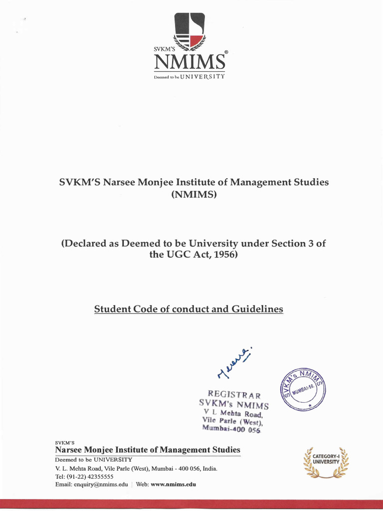 7.1.10 Student Code of Ethics | PDF | Intimidation | Identity Document