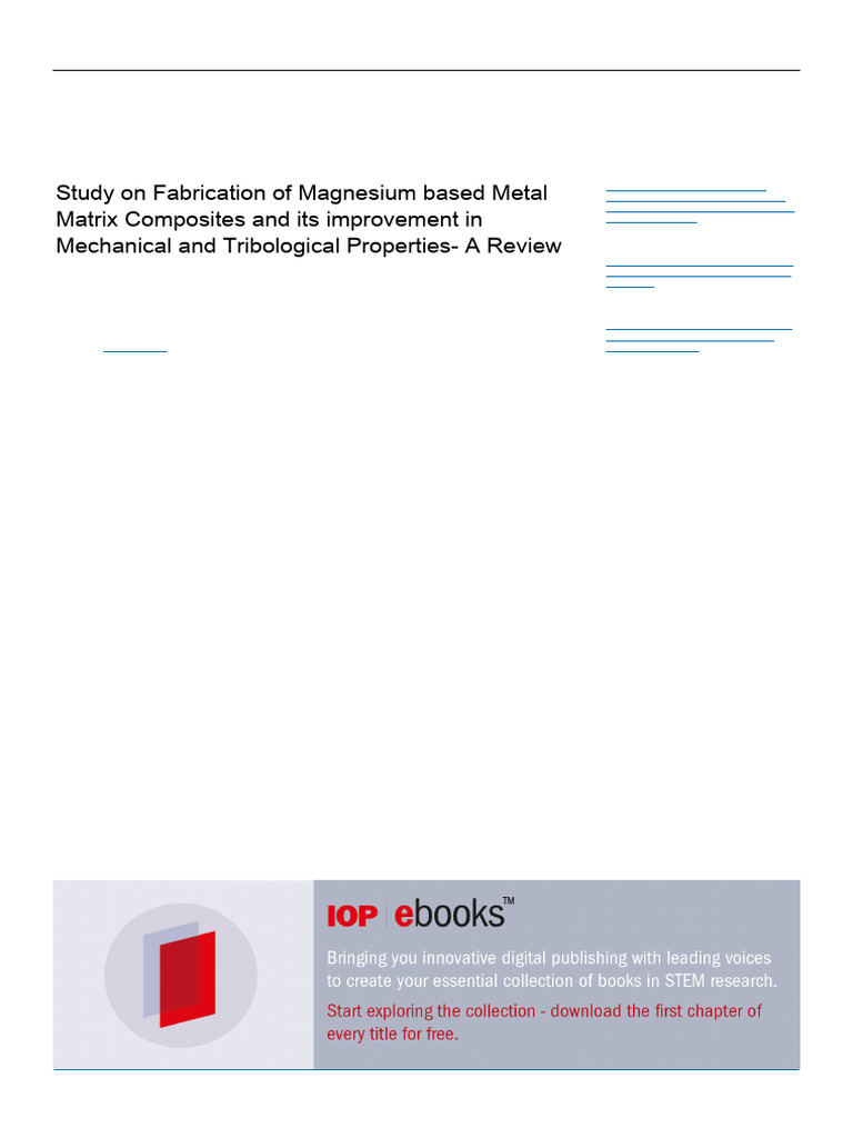 Mg MMC 02 | PDF | Composite Material | Strength Of Materials