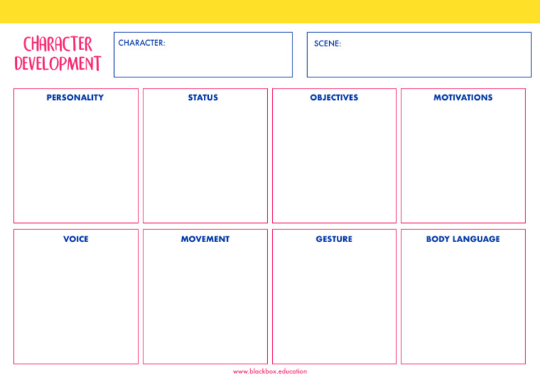 07.character Development Chart | PDF