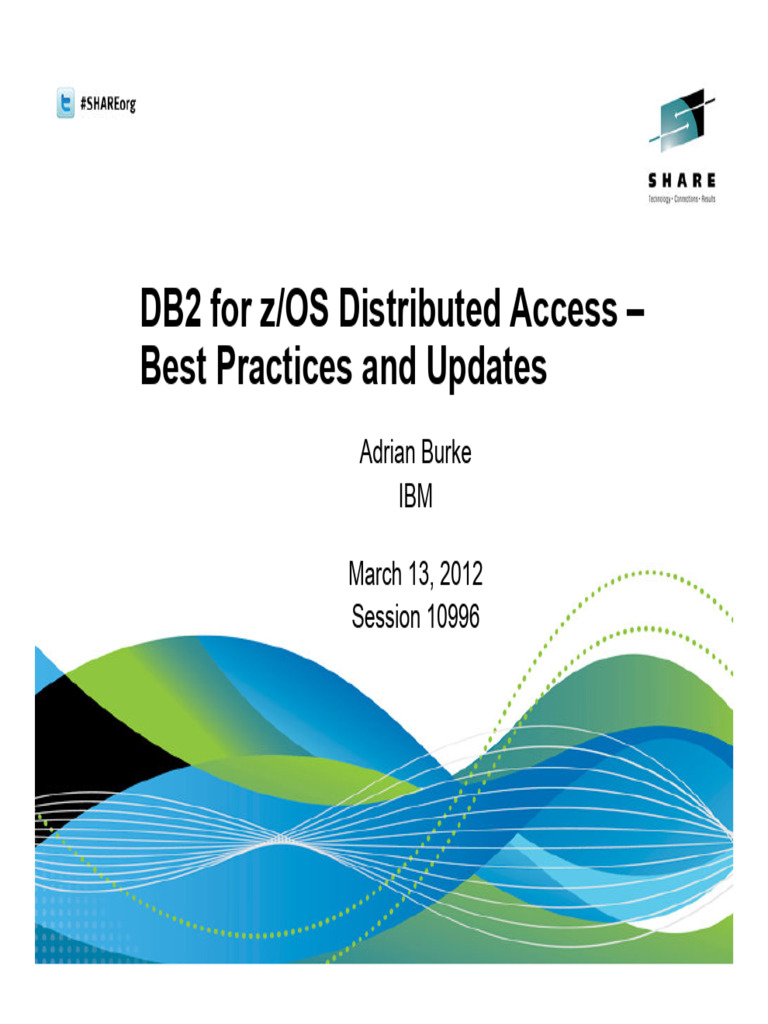 SHARE DDF Presentation | PDF | Ibm Db2 | Computer Data