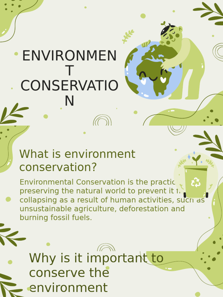 Environment Conservation Jam | PDF | Science & Mathematics