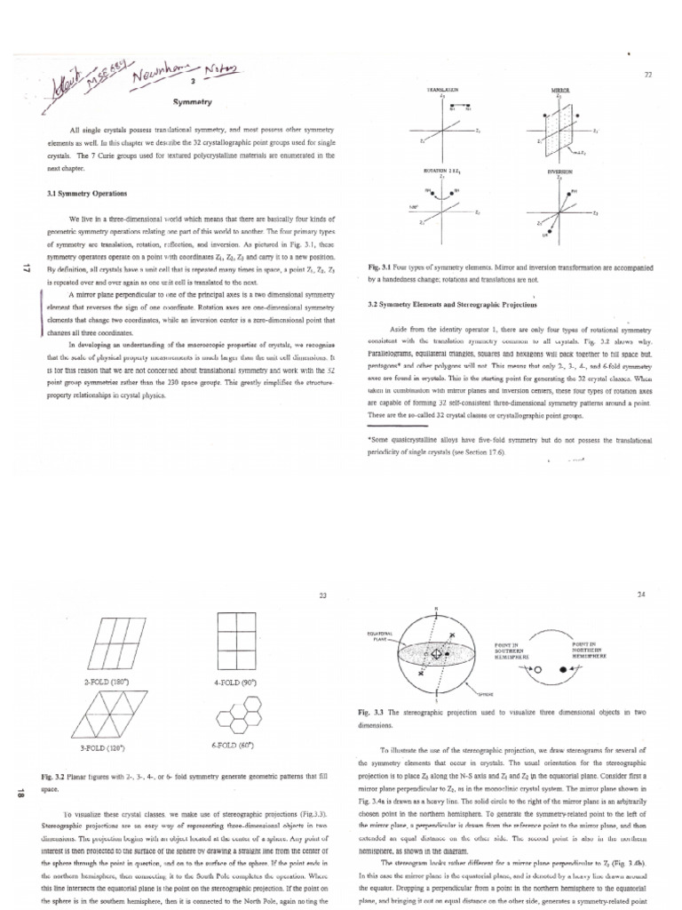 Stereographic Projection | PDF