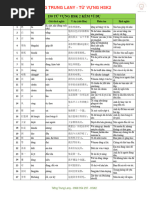 FULL T V NG HSK1 - HSK6.xlsx - HSK1 | PDF